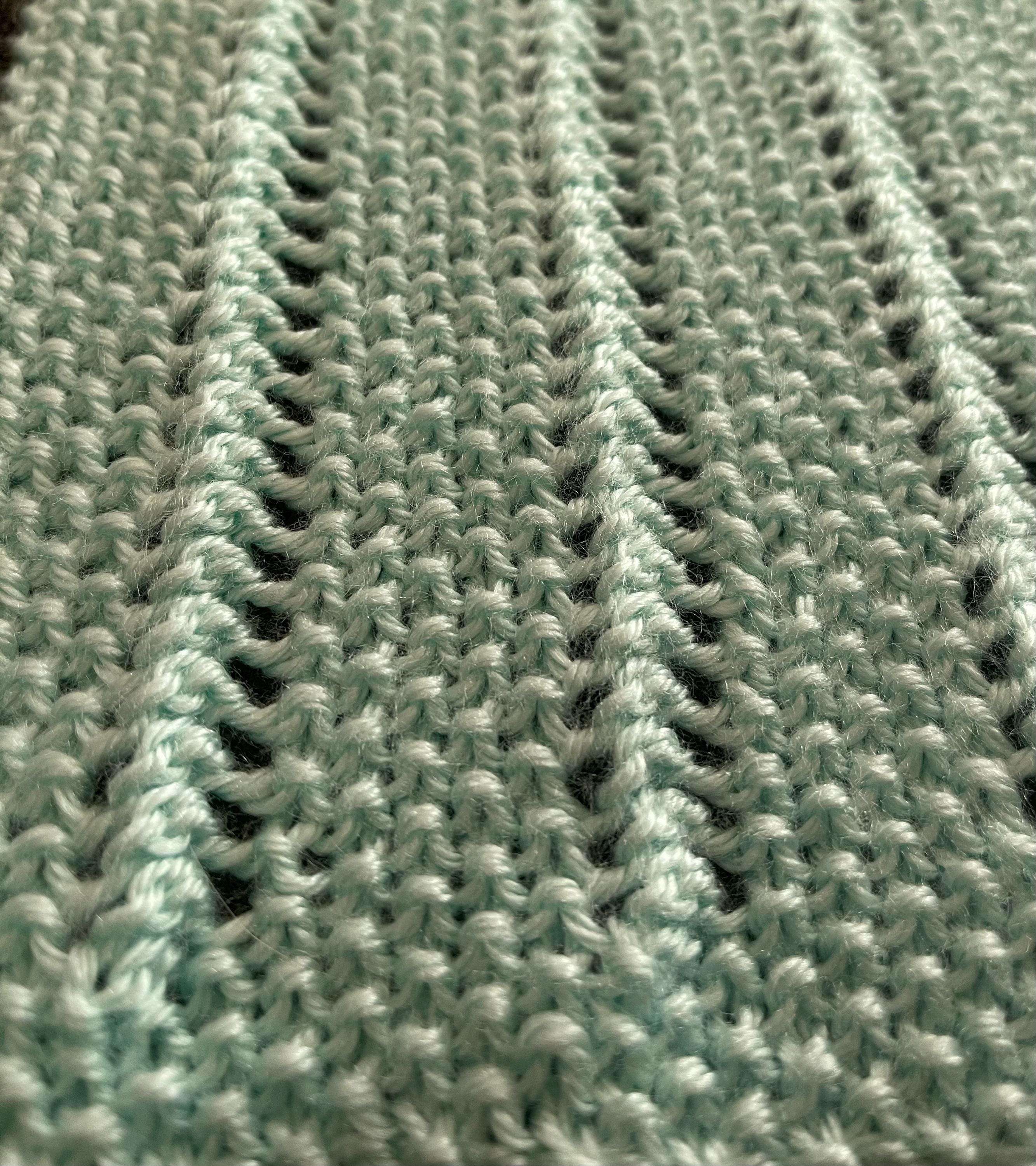 Easy Knit Scarf Pattern – One Row Repeat, Unisex (PDF Pattern) - Fully ...