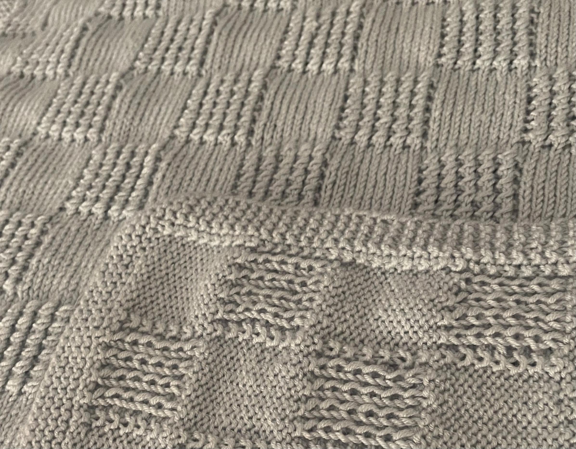 Square Delight Blanket Knitting Pattern – Easy Knit Throw (PDF Pattern ...