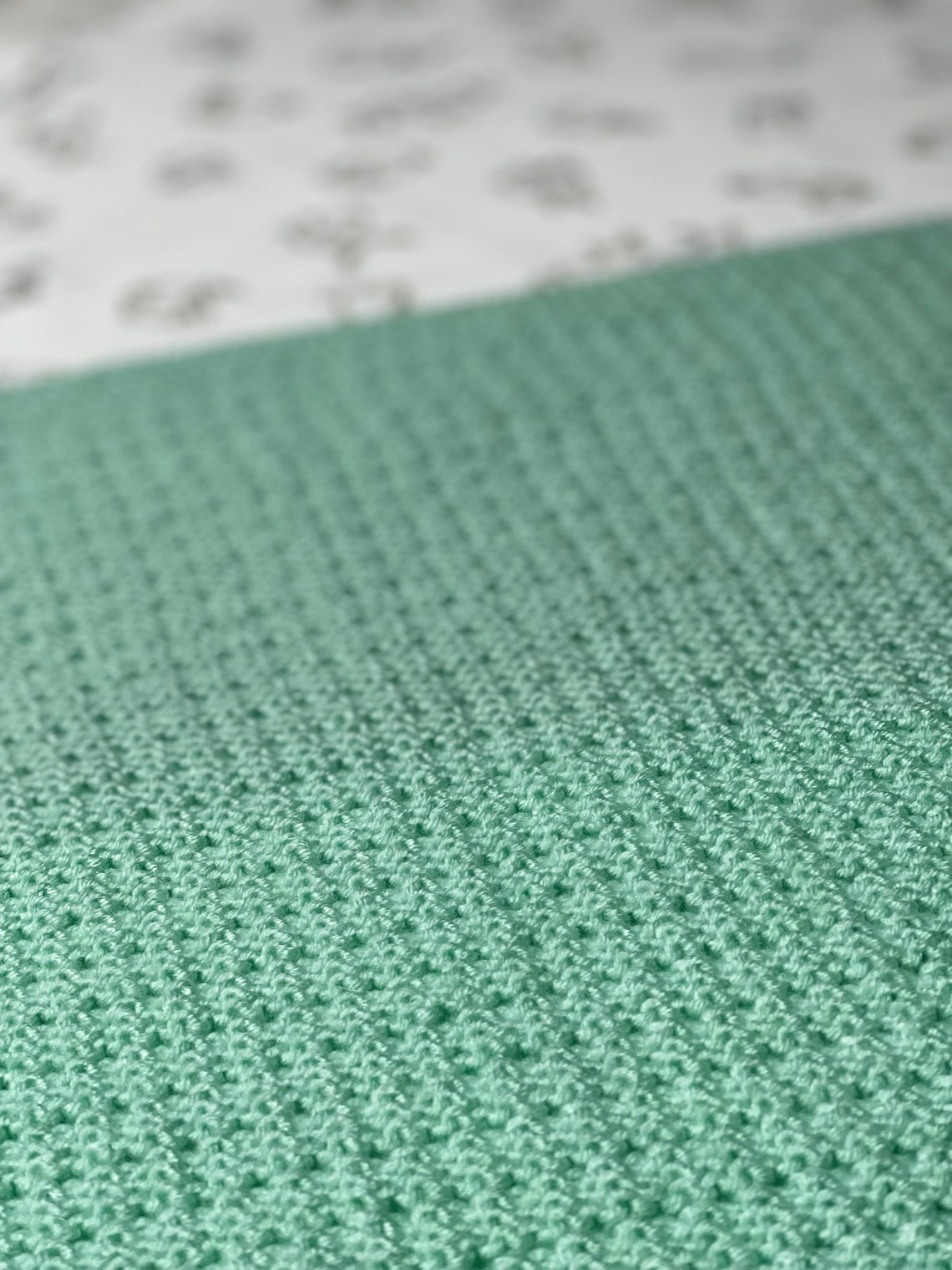 Darling Baby Blanket - PDF Knitting Pattern - Easy Knit and Purl Stitch ...