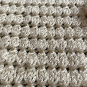 Cluster Stitch Baby Blanket - PDF Knitting Pattern - Easy Knitted Baby ...