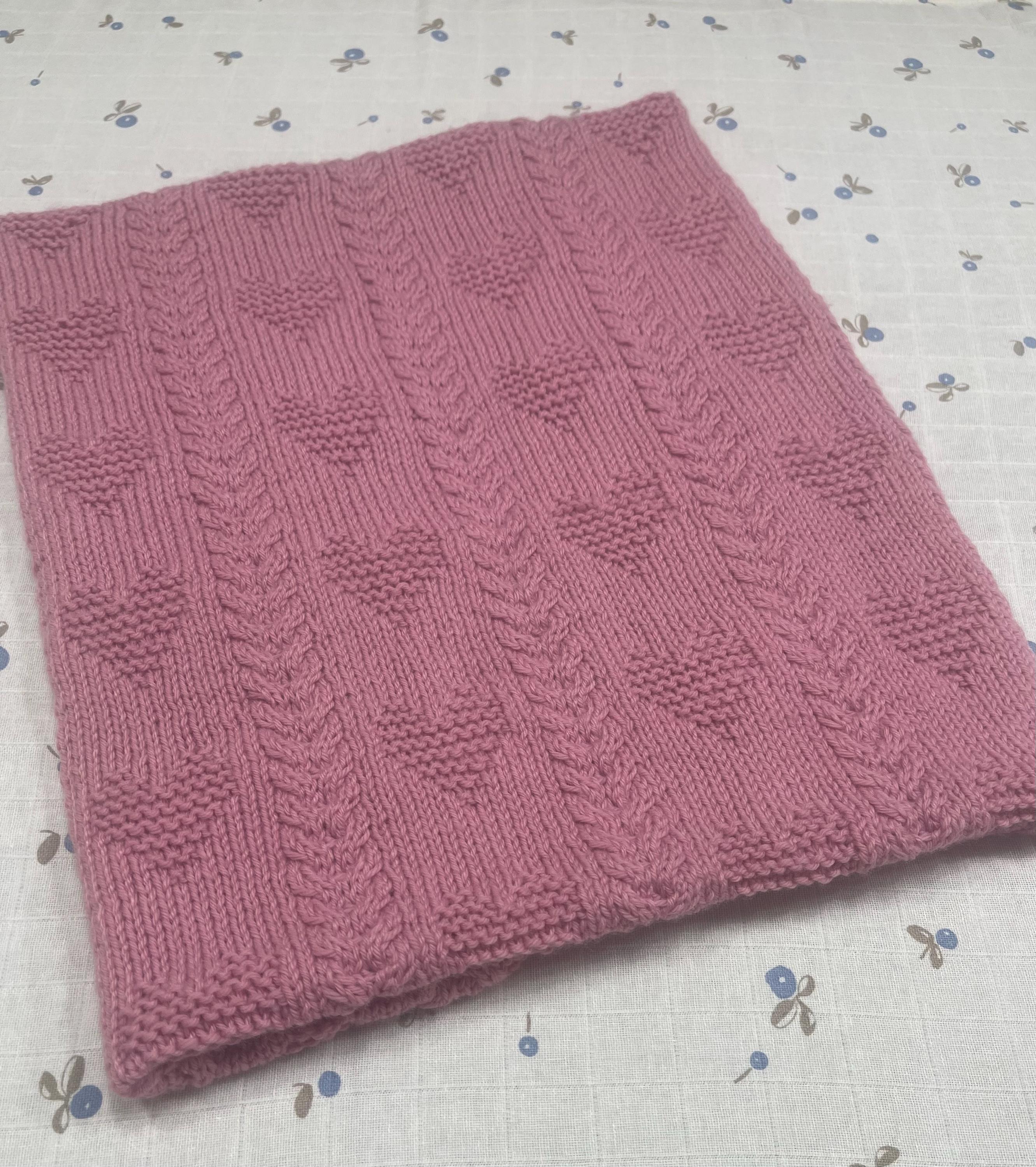 Warming Hearts Cable Knit Blanket Pattern – Adjustable Size (PDF ...