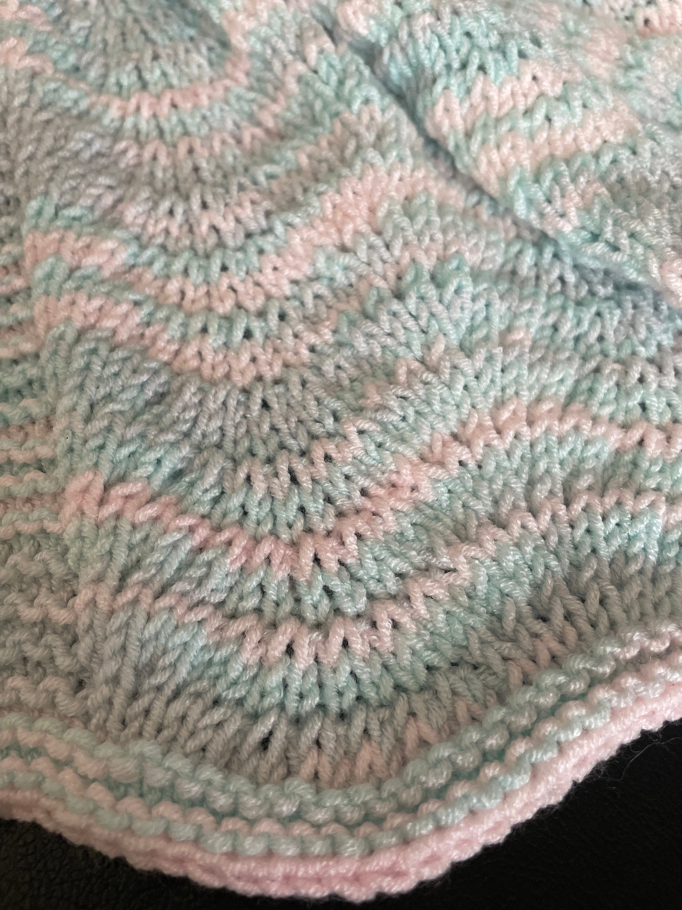 Easy Wave Knit Baby Blanket Pattern - Beginner Friendly (PDF Pattern ...