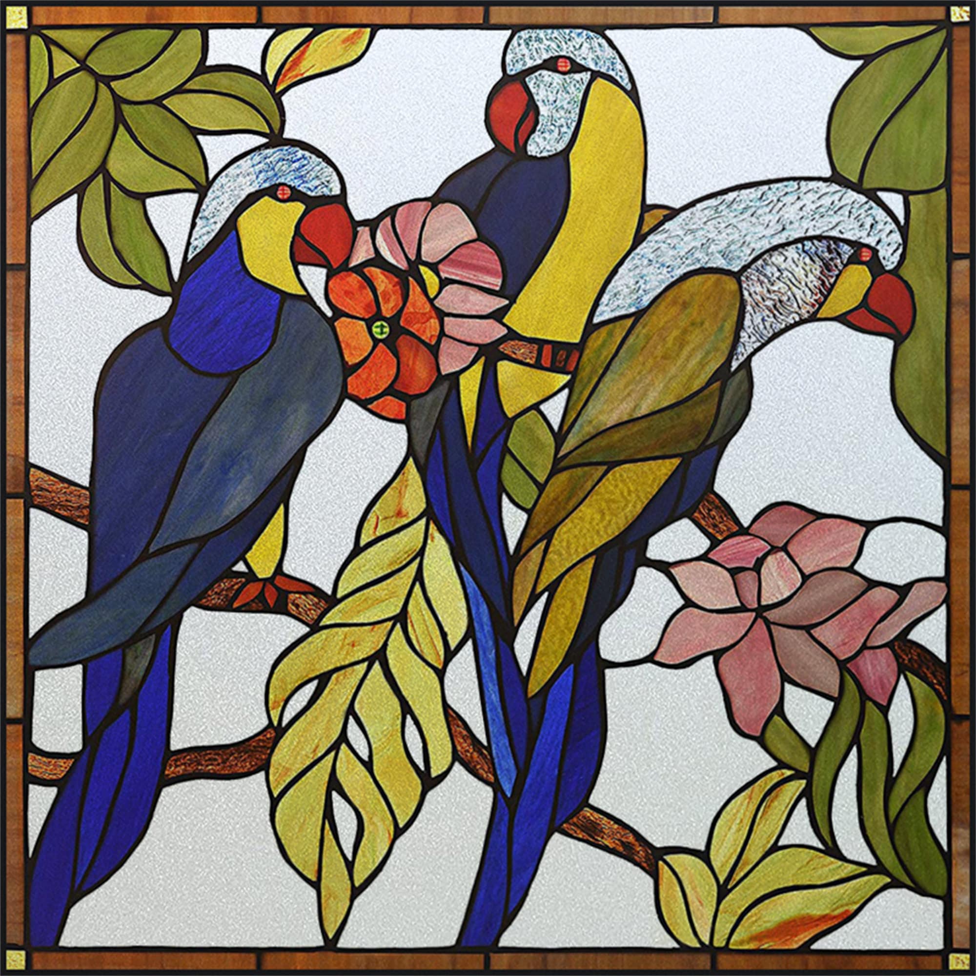 Window Film Frosted Stained Glass Films,customized Art Decor Design ...