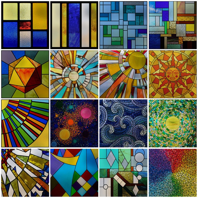 Vinyl Decal Stained Glass - Etsy