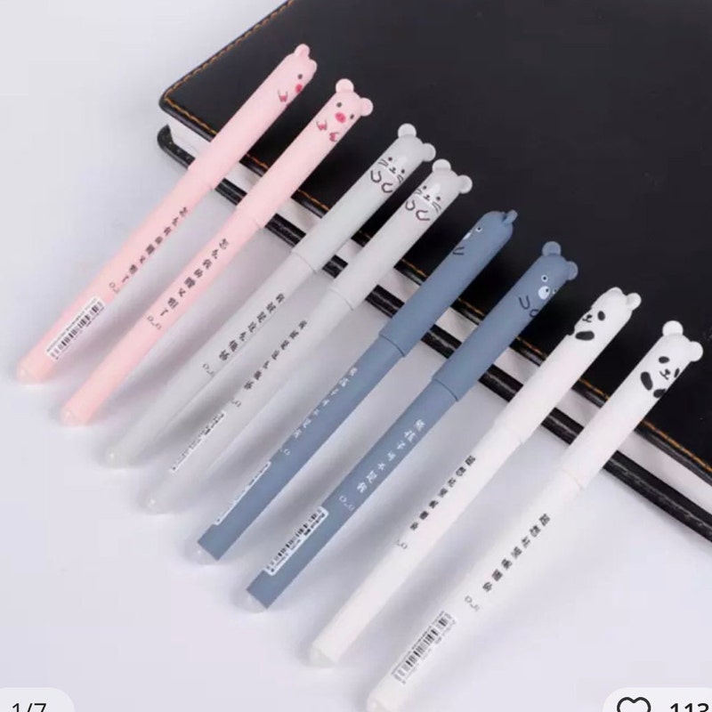 Animal Erasable Pens - Etsy UK