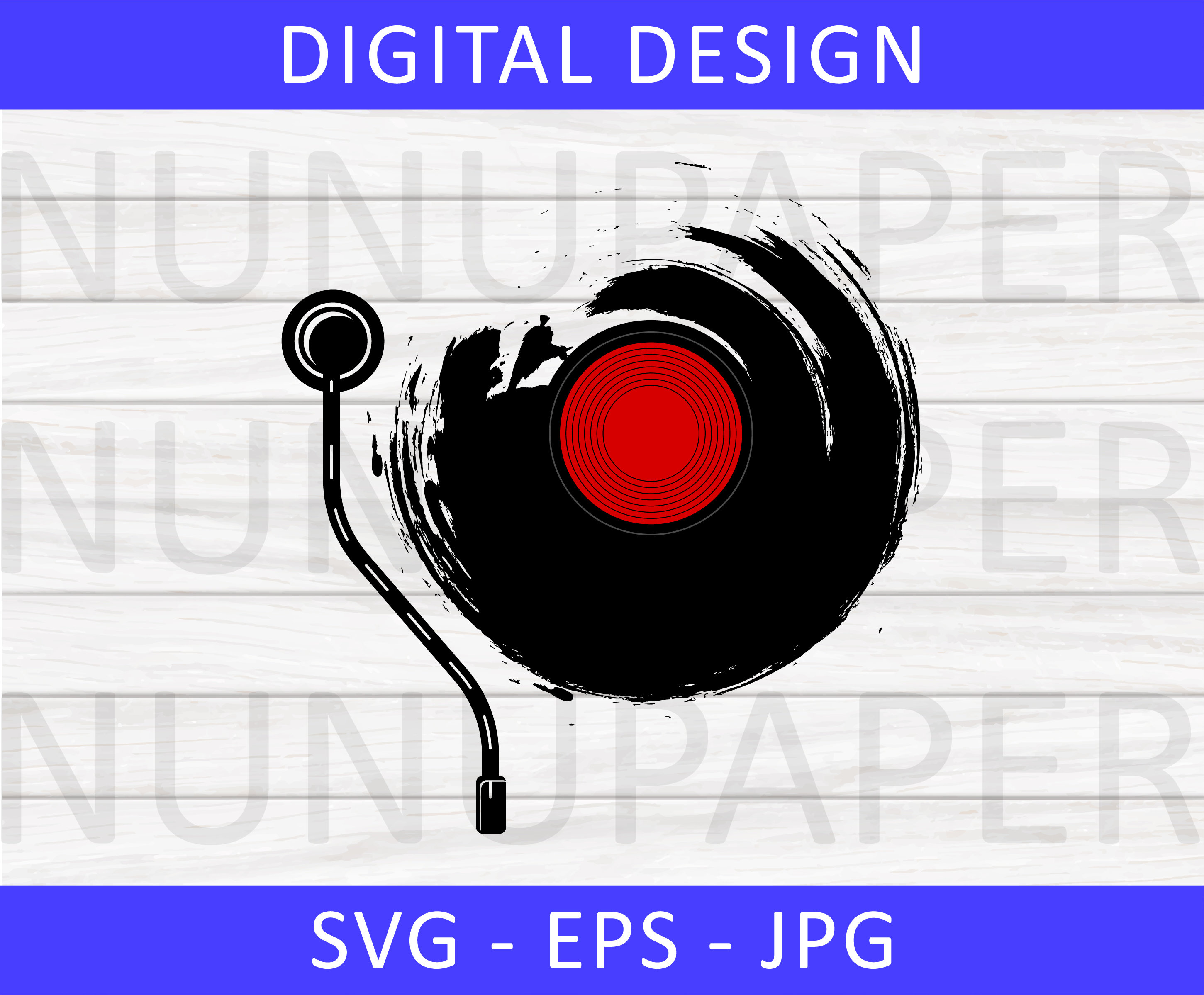 Buy Record SVG Digital Clipart SVG, Music SVG, Music Clipart Instant ...