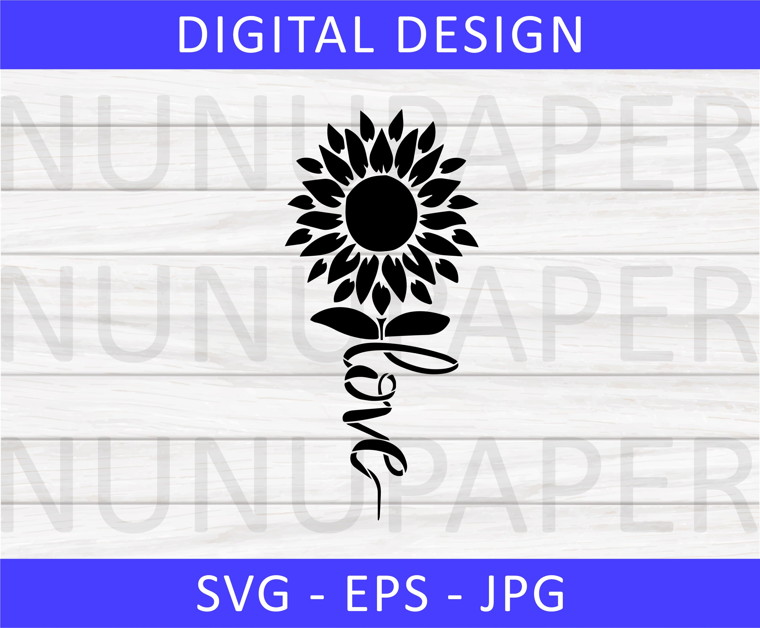 Love Flower SVG, Christian Svg, Instant Download, Digital Download - Etsy
