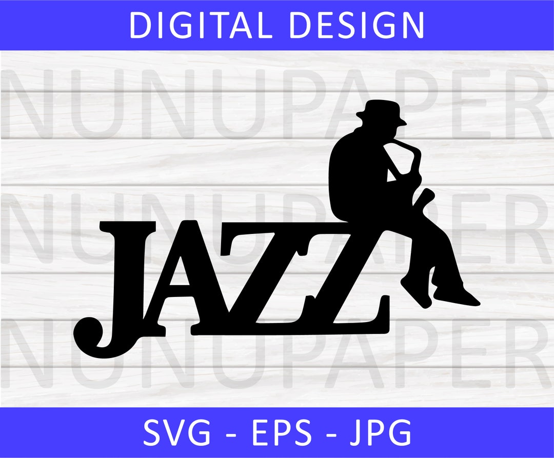 Jazz SVG, Saxophone SVG, Saxophone Musical Instrument SVG, Jazz Cornet ...