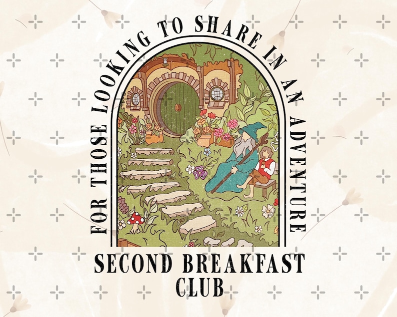 Second Breakfast Club PNG, Lotr Png, Literature Png, Second Breakfast ...