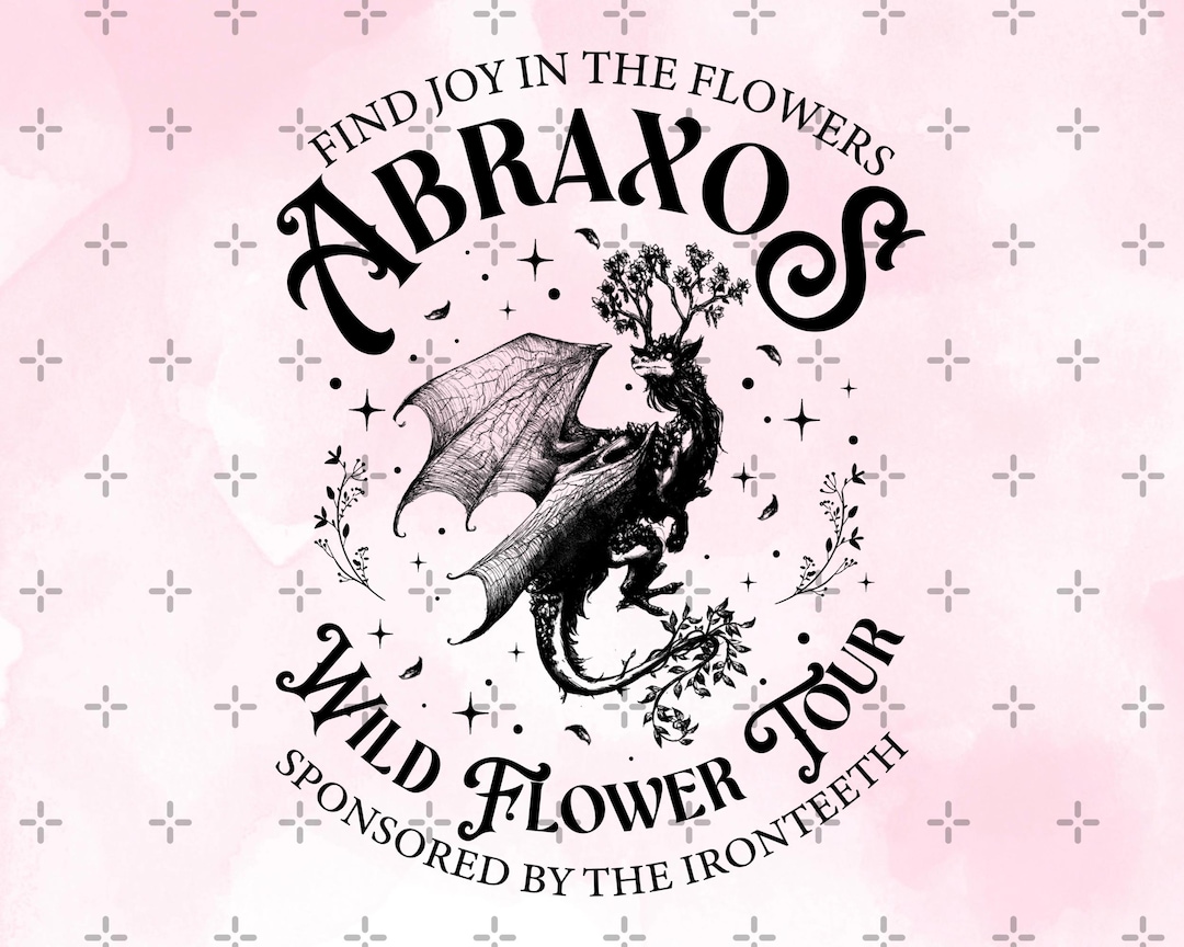 Abraxos Flower Garden Club PNG, Throne of Glass Flower Png, Dragon ...