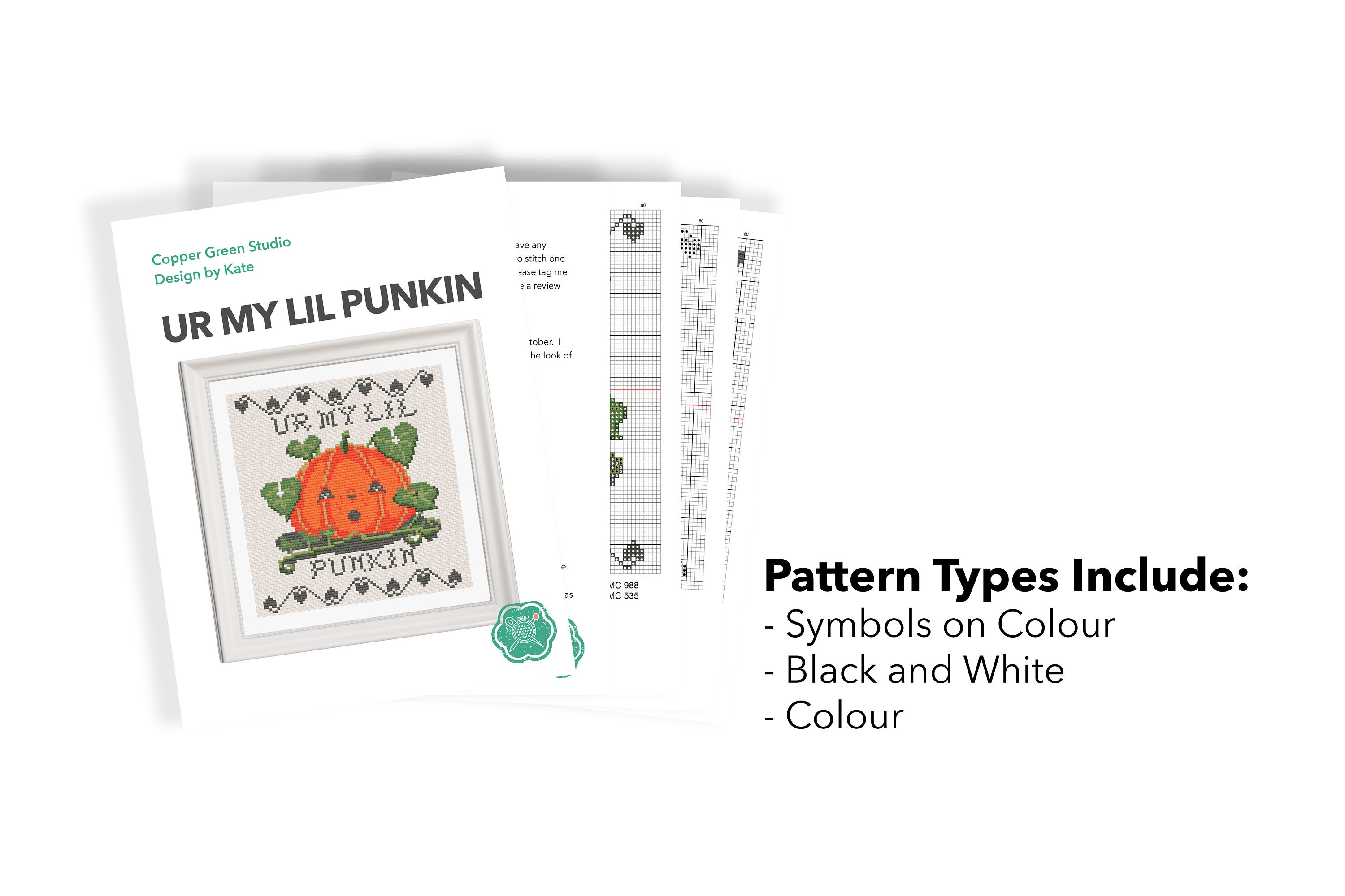 UR My Lil Punkin Instant Download Counted Cross Stitch Pattern - Etsy