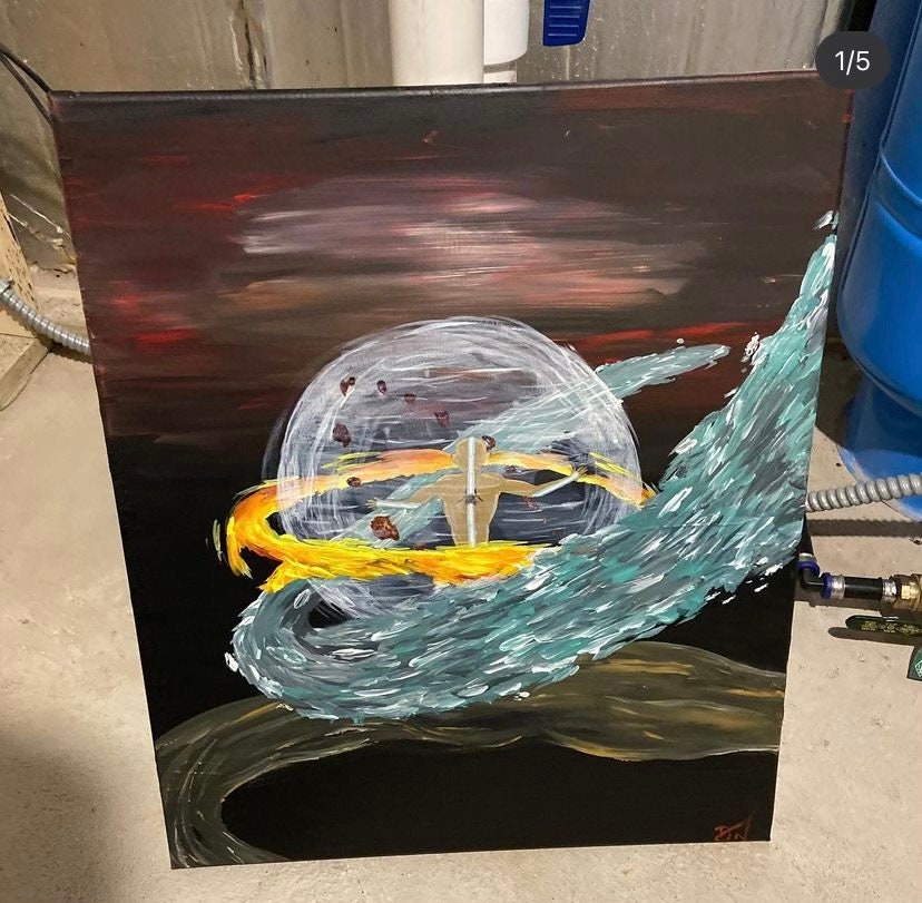 Custom Anime/cartoon Paintings - Etsy