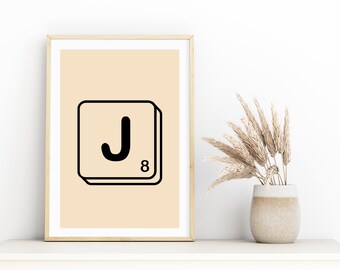 Scrabble Letter J - Etsy