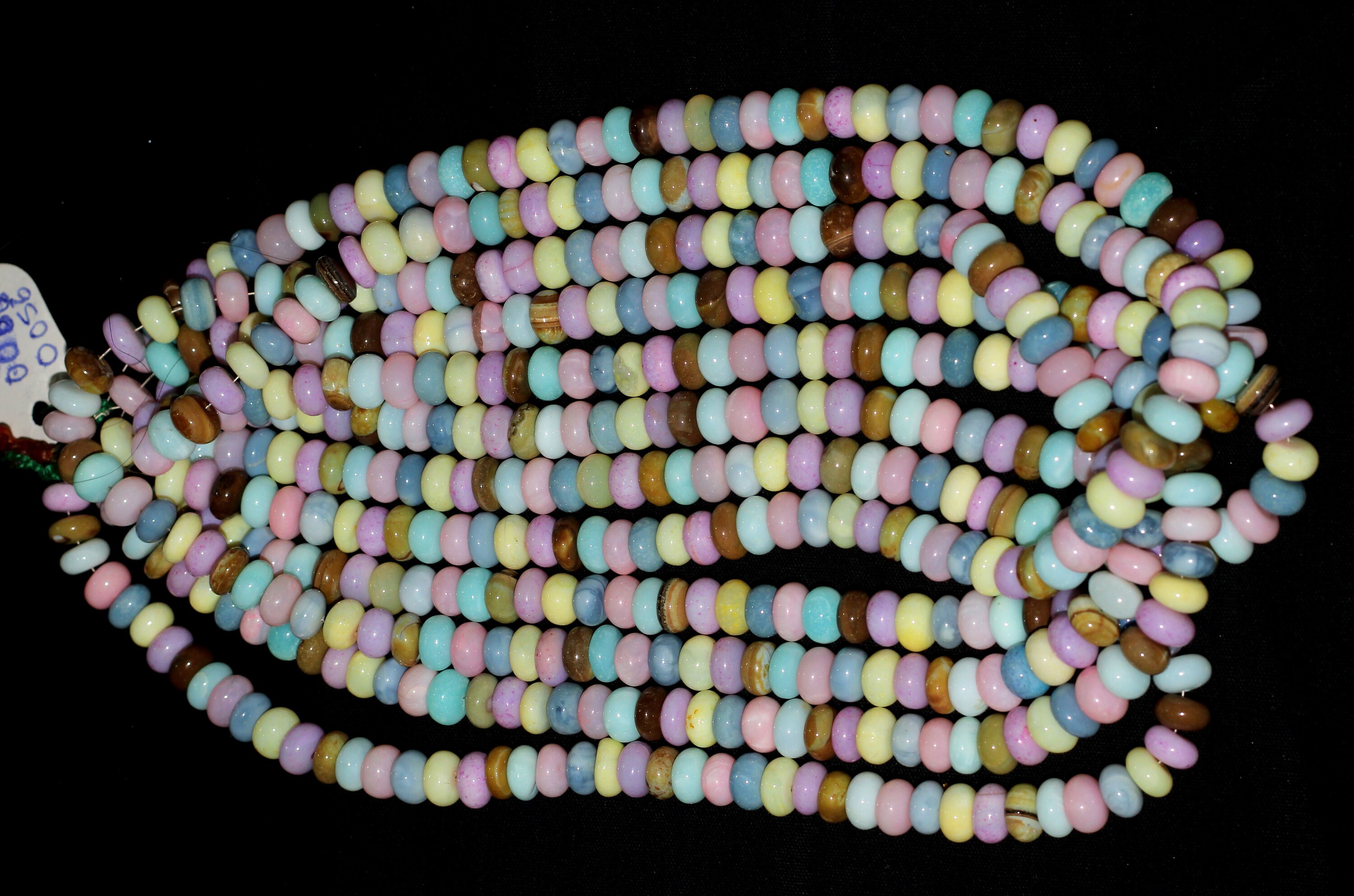 Buy Candy Opal Gemstone Smooth Rondelle Beads,16 8.5-9MM Smooth ...