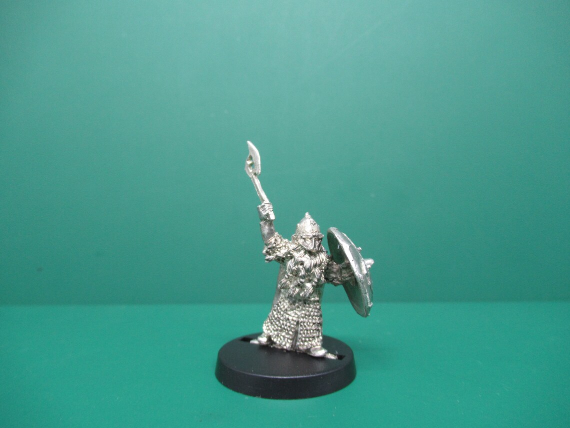 Warhammer Lord Of The Rings Lotr Mesbg Dwarf Shieldbearer Etsy