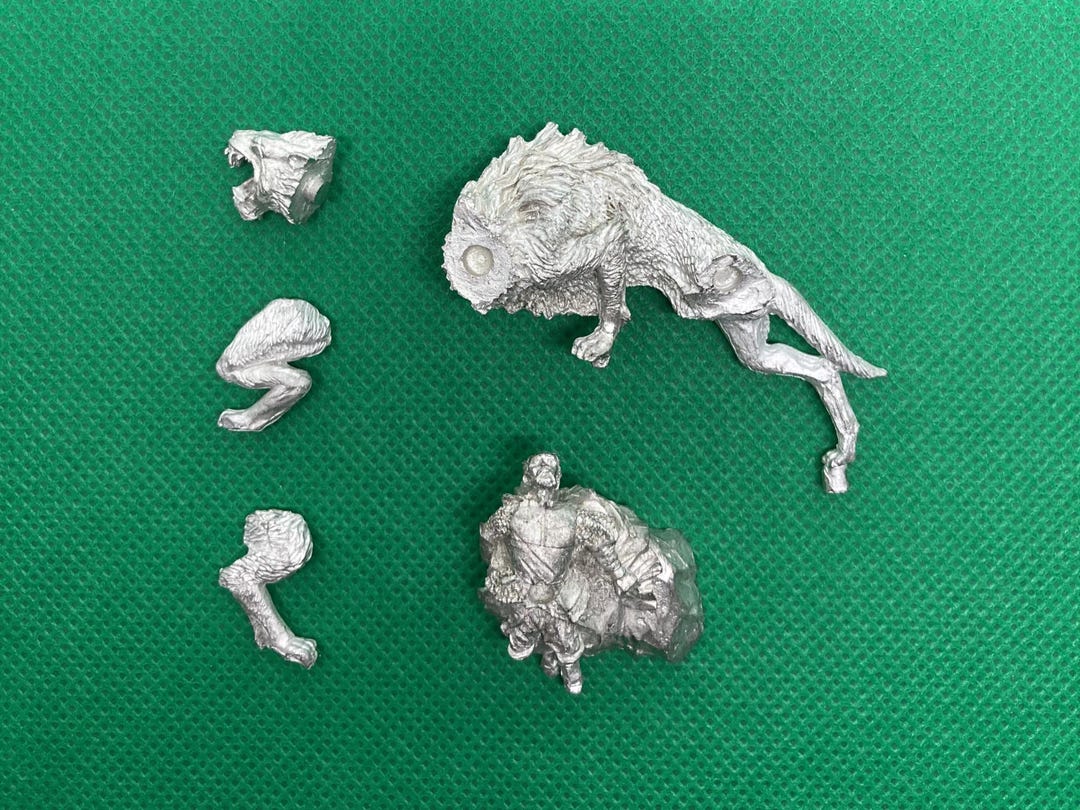 Lord of the Rings LOTR MESBG Wild Warg Chieftain Metal - Etsy