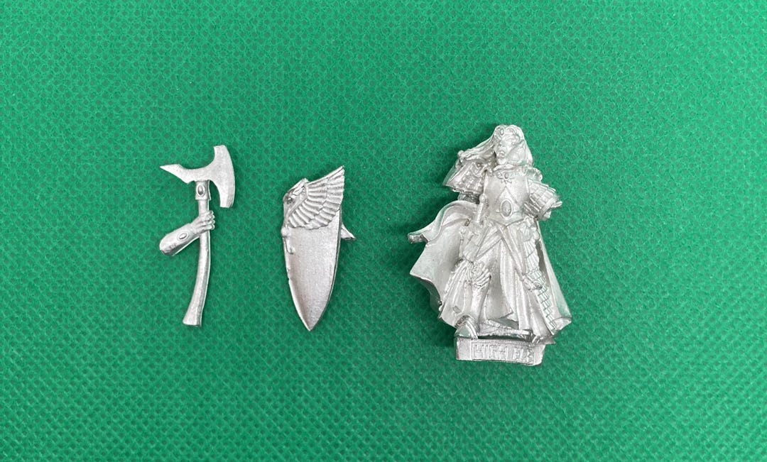 Fantasy High Elves Elf Hero With Axe and Shield Metal - Etsy