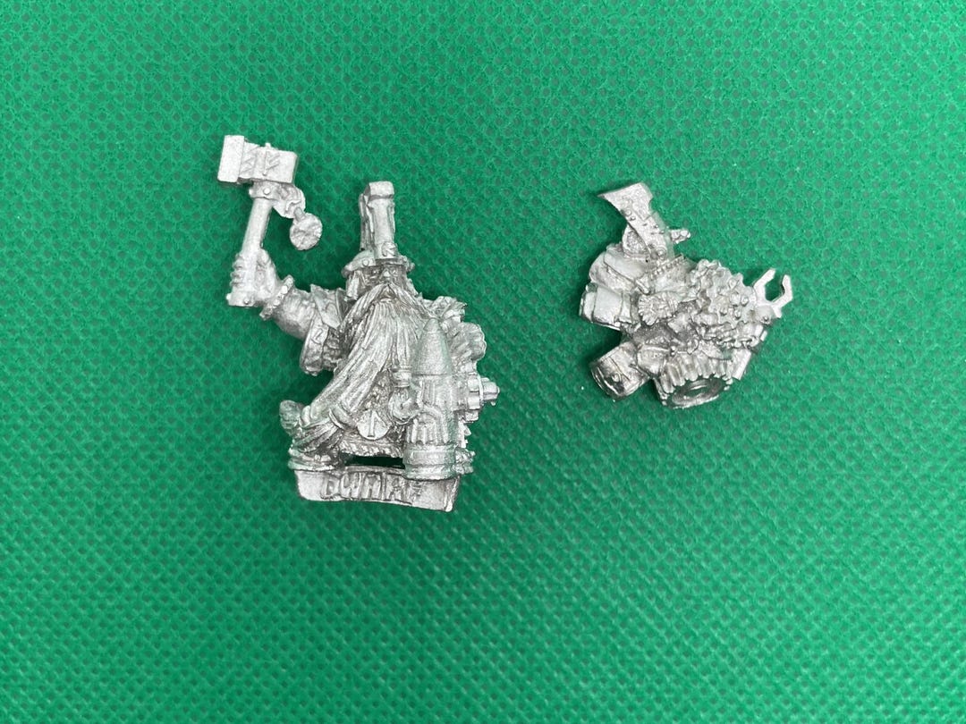 Fantasy Dwarfs Dwarf Master Engineer With Hand Weapon Metal - Etsy