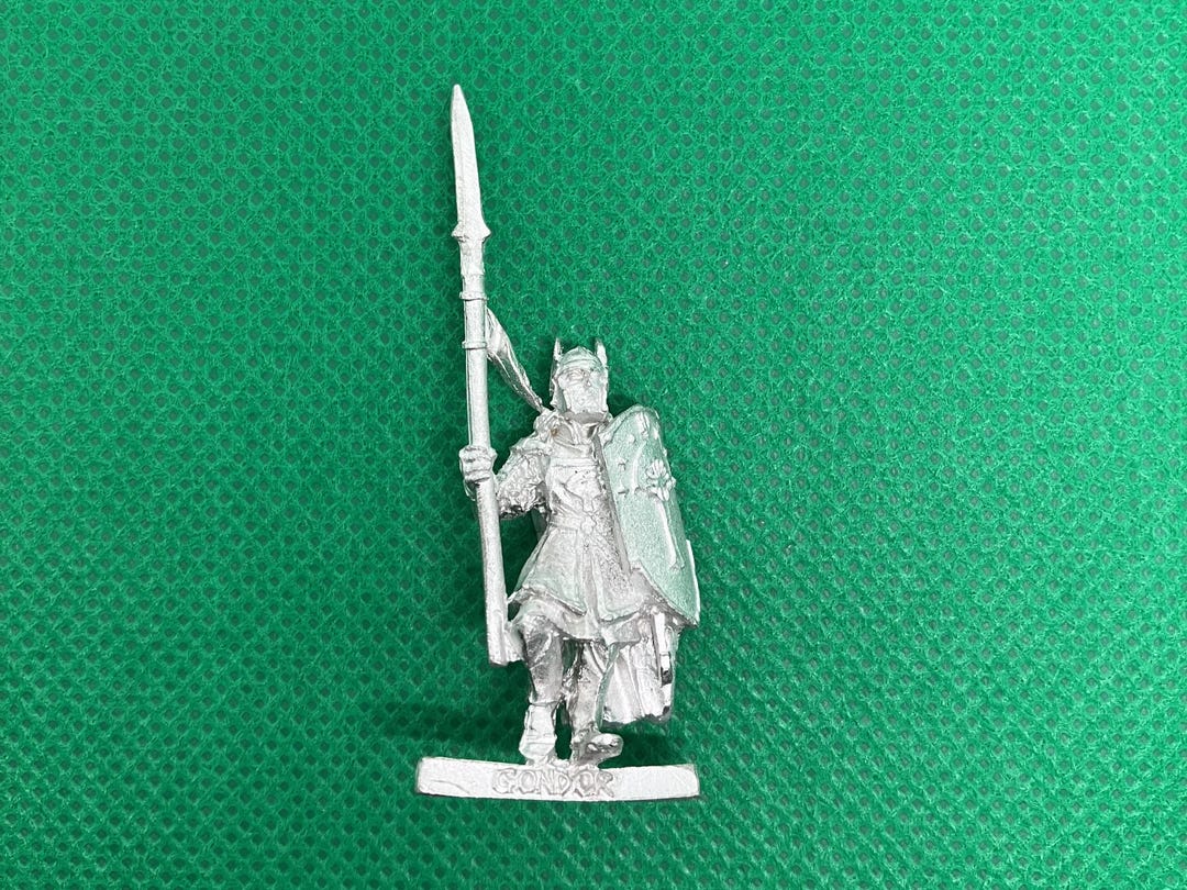 Lord of the Rings LOTR MESBG Warrior of Numenor With Spear Pose 3 Metal ...