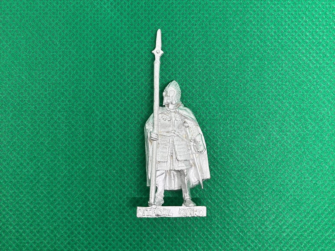 Lord of the Rings LOTR MESBG Citadel Guard With Spear Pose 3 Metal - Etsy