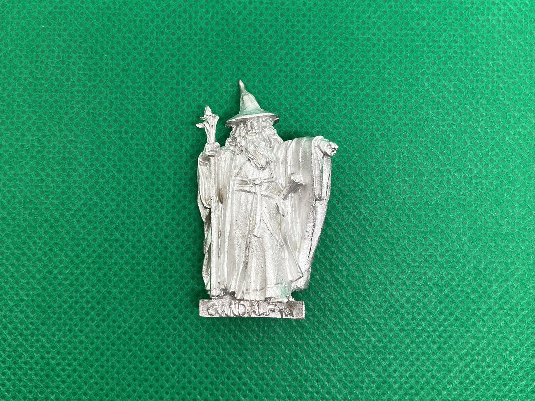 Lord of the Rings LOTR MESBG Gandalf the Grey on Foot rivendell Metal ...
