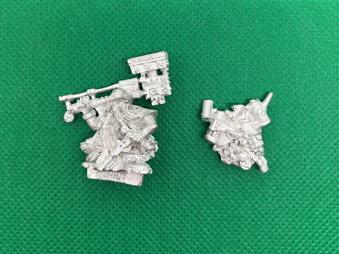 Fantasy Dwarfs Dwarf Master Engineer With Great Weapon Metal - Etsy