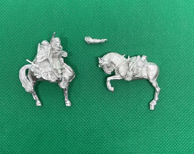 Warhammer Lord of the Rings LOTR MESBG Legolas & Gimli on Horseback the ...