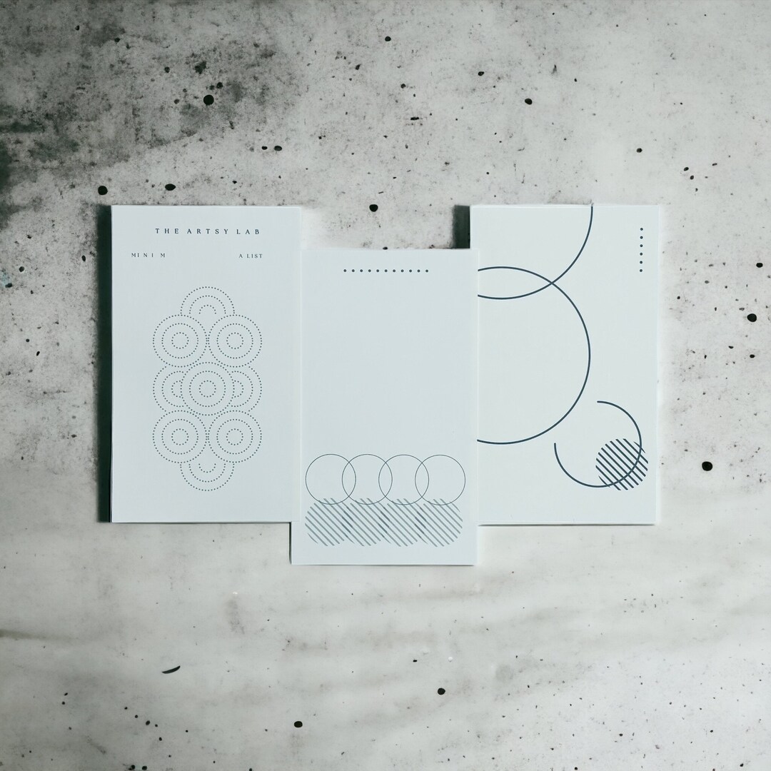 Minimalist Paper Memo Deco 15pcs Loose Sheets Ephemera - Etsy