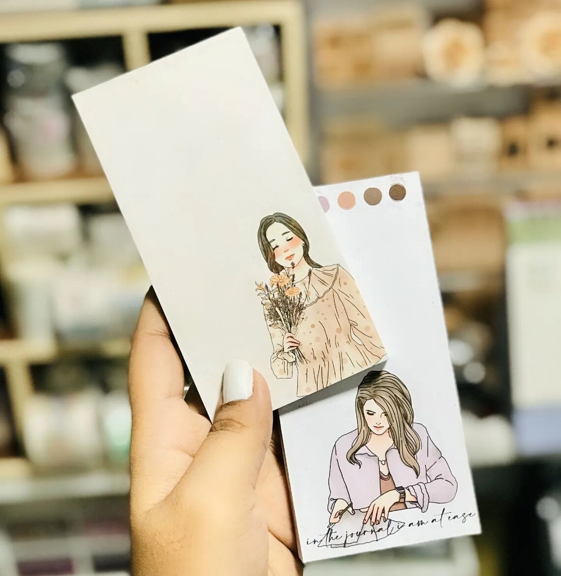 Diarist Notepad , Girl Memo Pad, Aesthetic Minimalist Journal and ...