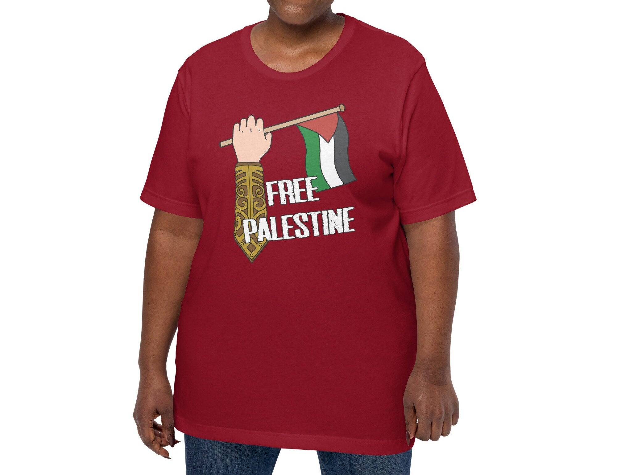 Warrior Princess Free Palestine Charity Unisex T-shirt - Etsy