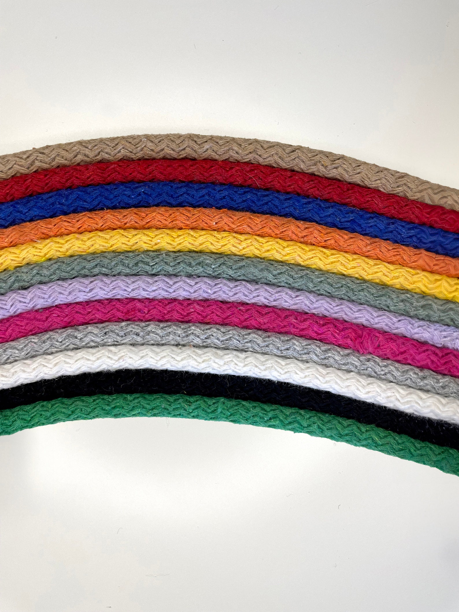 5-6 Mm Braided Cotton Craft Rope for Macrame, Decorative Rope for ...