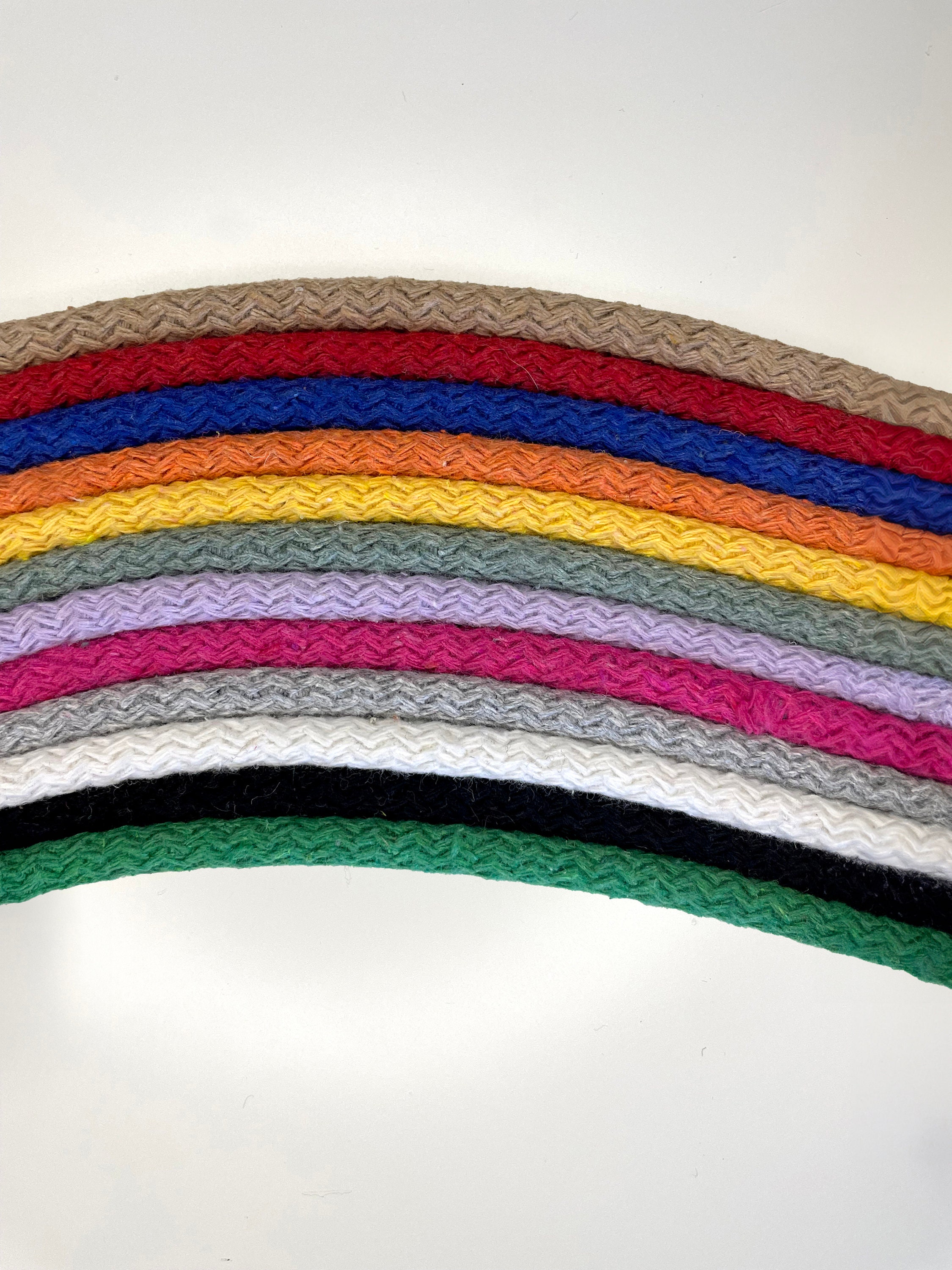 5-6 Mm Braided Cotton Craft Rope for Macrame, Decorative Rope for ...