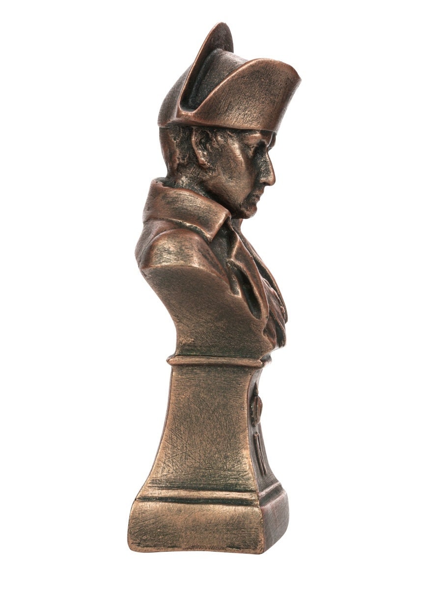 Napoleon Bonaparte Bust Statue Figurine, Artificial Stone, Gift ...