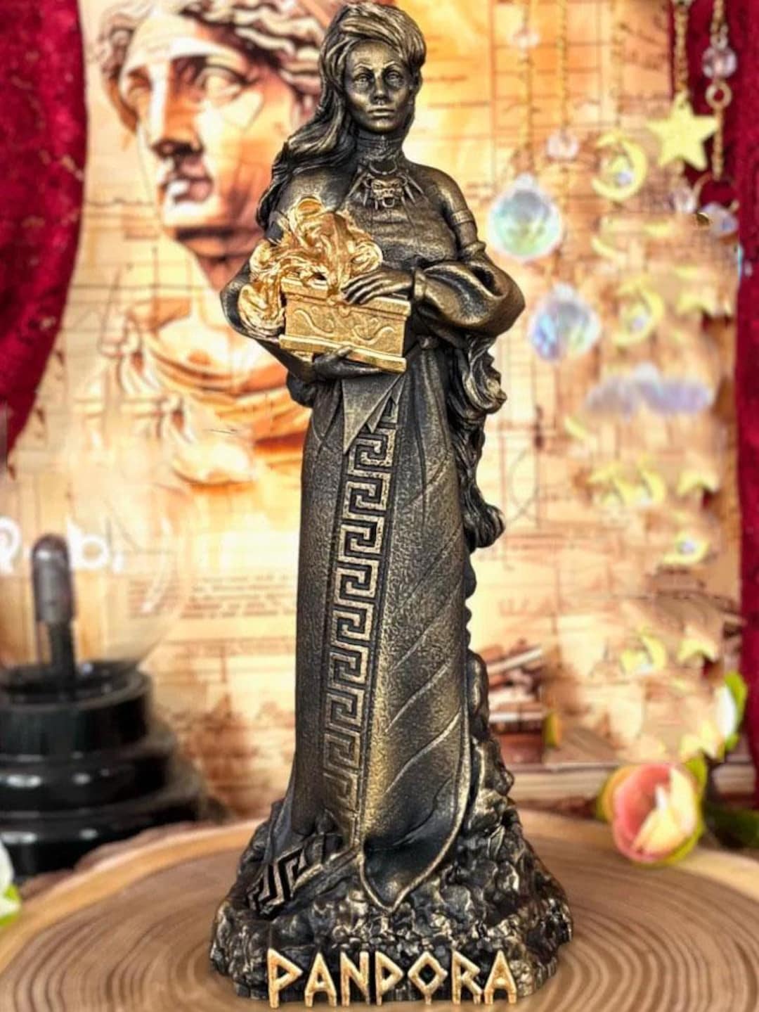 Greek Goddess Pandora Statue – Ancient Greek Mythology Figurine ...