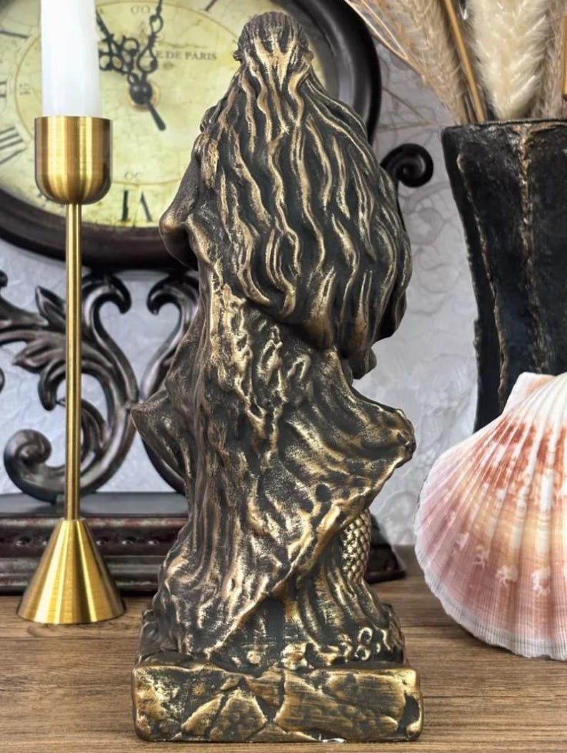 Poseidon Greek God Statue – God of the Sea & Earthquakes, Trident ...
