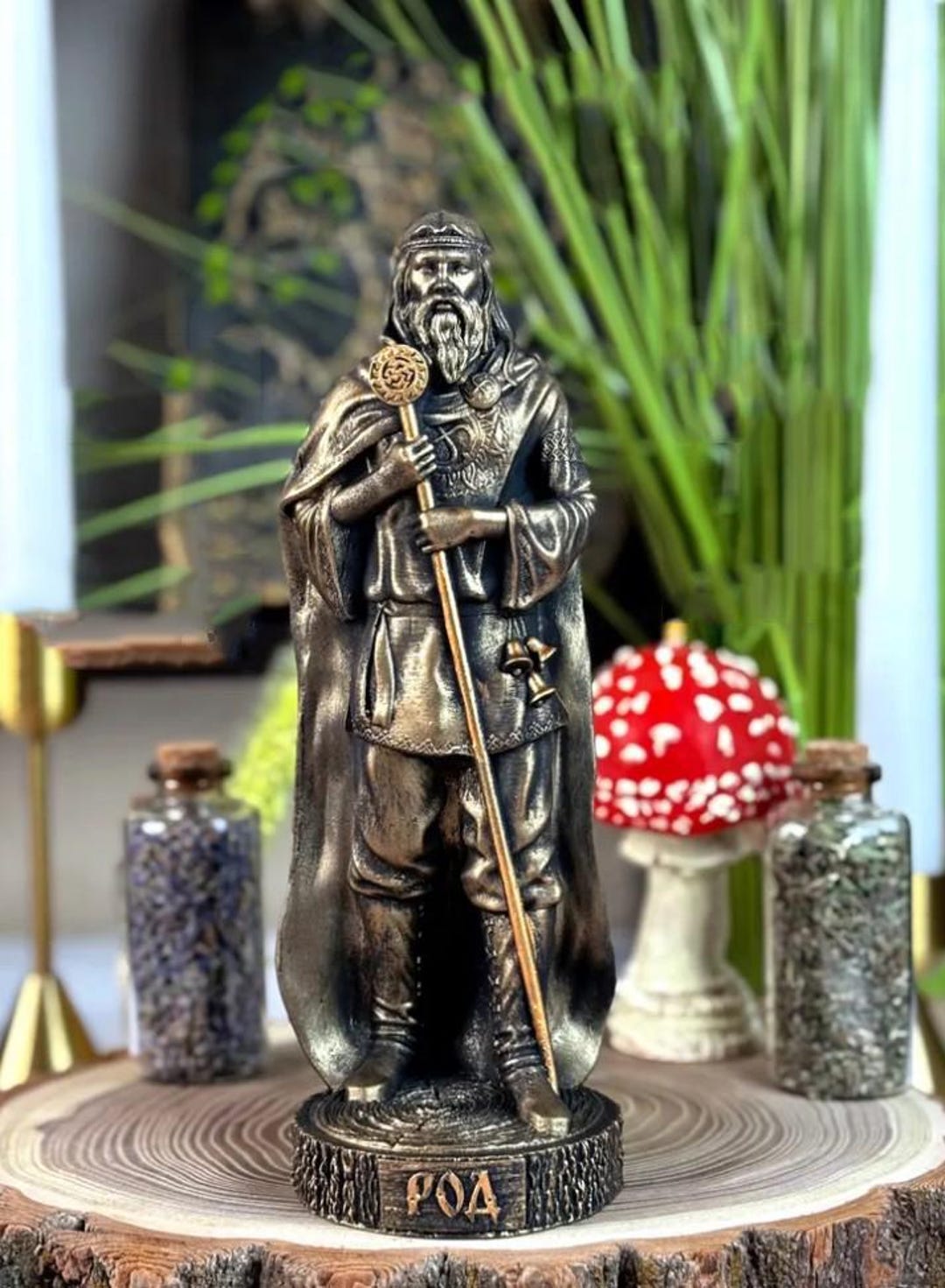 Rod Slavic God Statue – Slavic Deity of Ancestors & Fate, Family ...