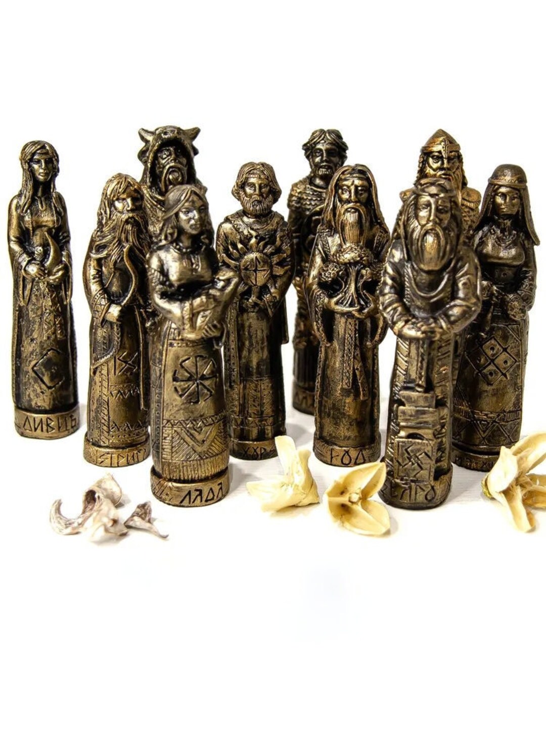 Pantheon of Slavic Gods 10pcs Bust Statue Figurine, Gypsum, Gift ...