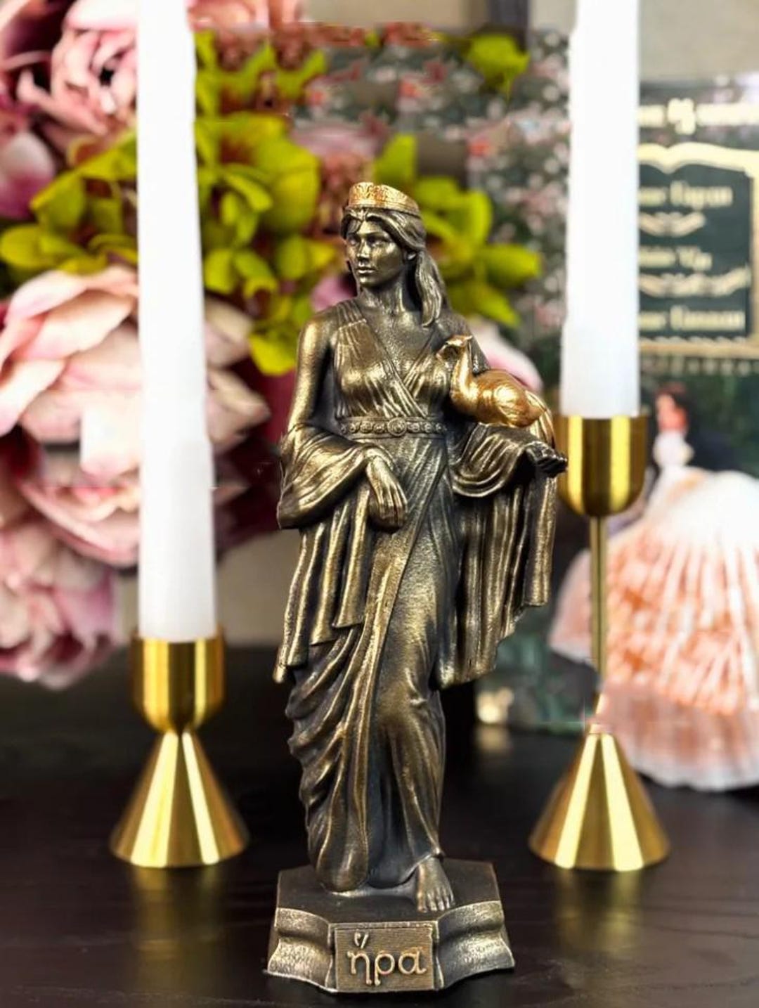 Hera Statue – Greek Goddess Hera Figurine, Queen of the Gods, Goddess ...