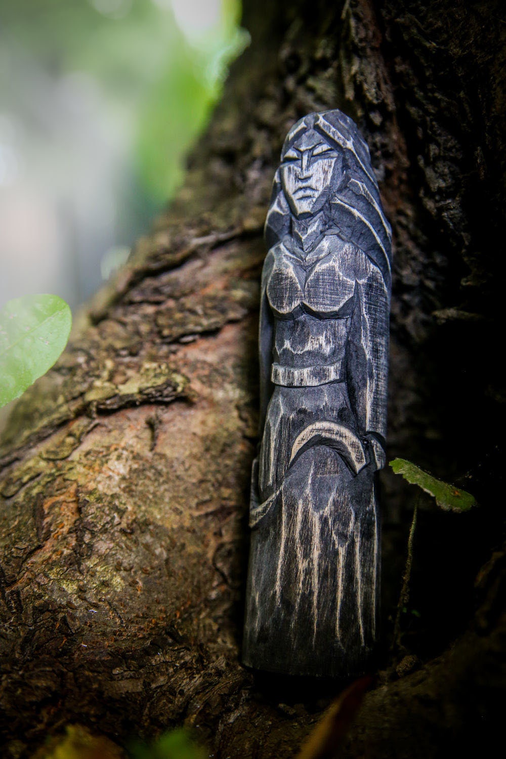 Slavic Goddess Morena Mara Statue Figurine, Wood, Varnish, Gift ...