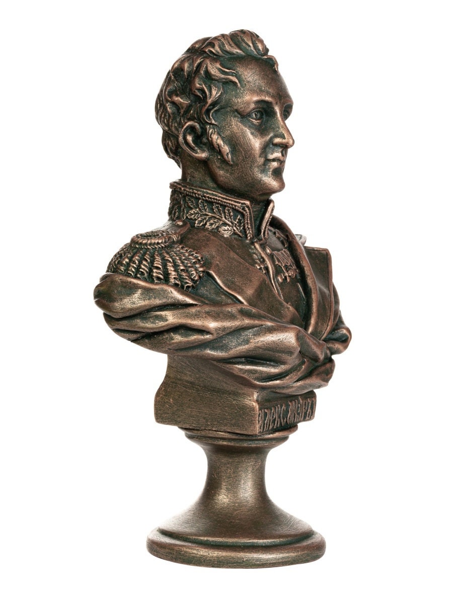 Buste Alexandre Ier Statue Figurine, pierre artificielle, sculpture ...