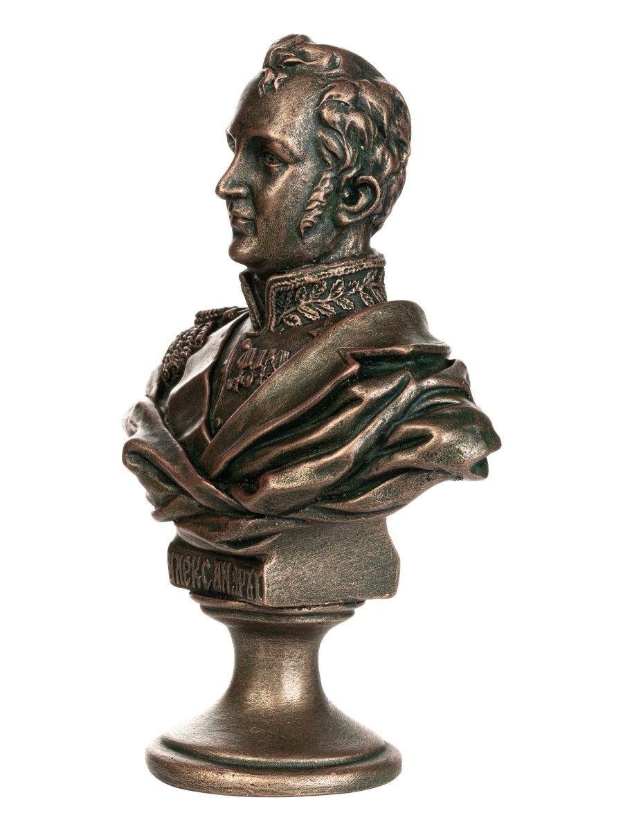Buste Alexandre Ier Statue Figurine, pierre artificielle, sculpture ...