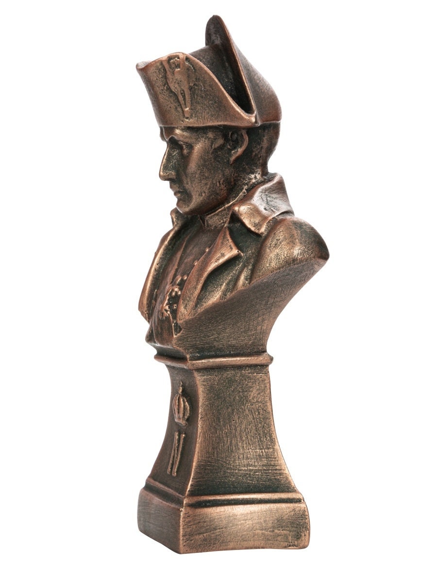 Napoleon Bonaparte Bust Statue Figurine, Artificial Stone, Gift ...