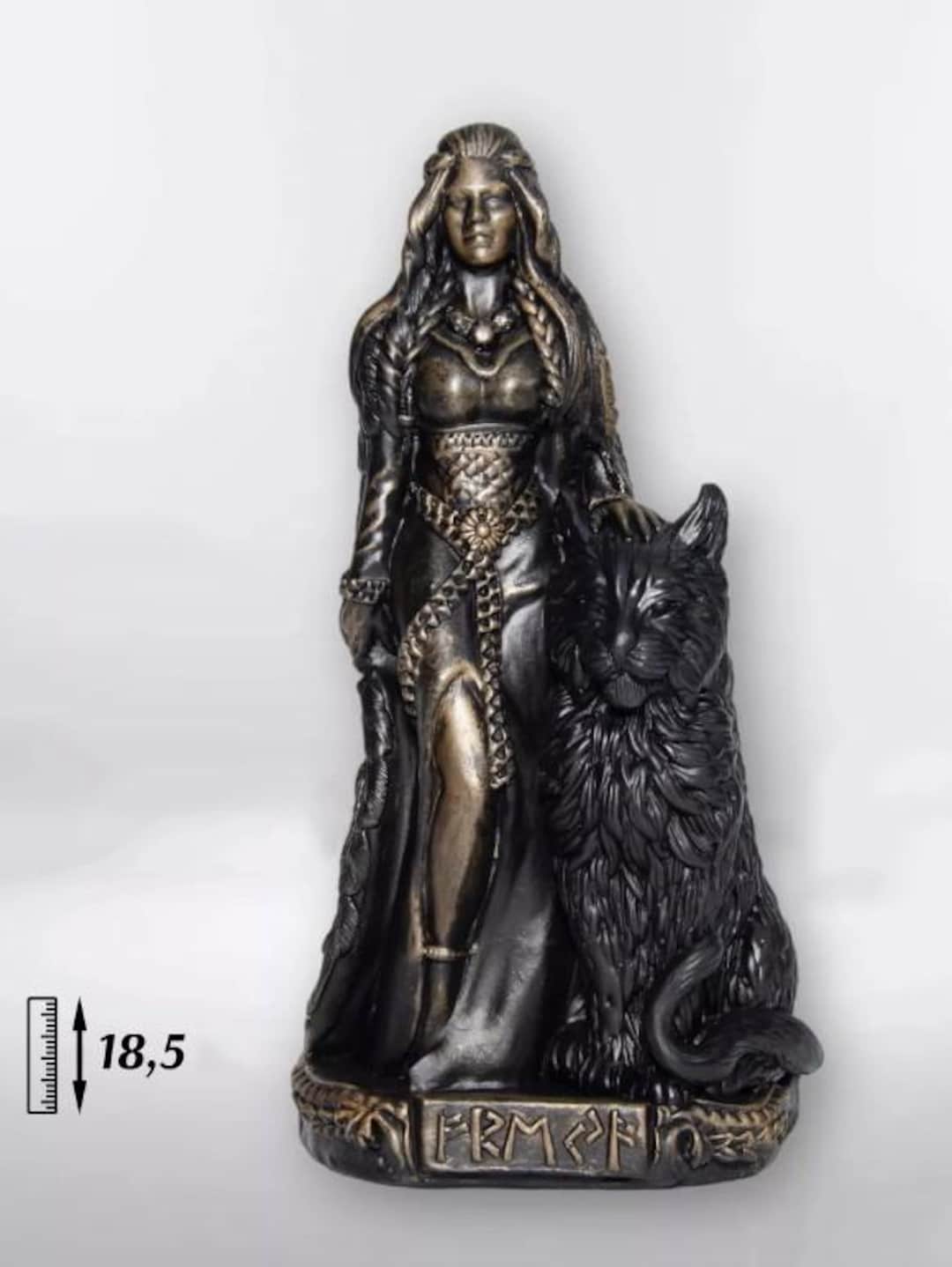 Goddess Freya Amulet Collectible Altar Figurine Statuette Gypsum Gift ...
