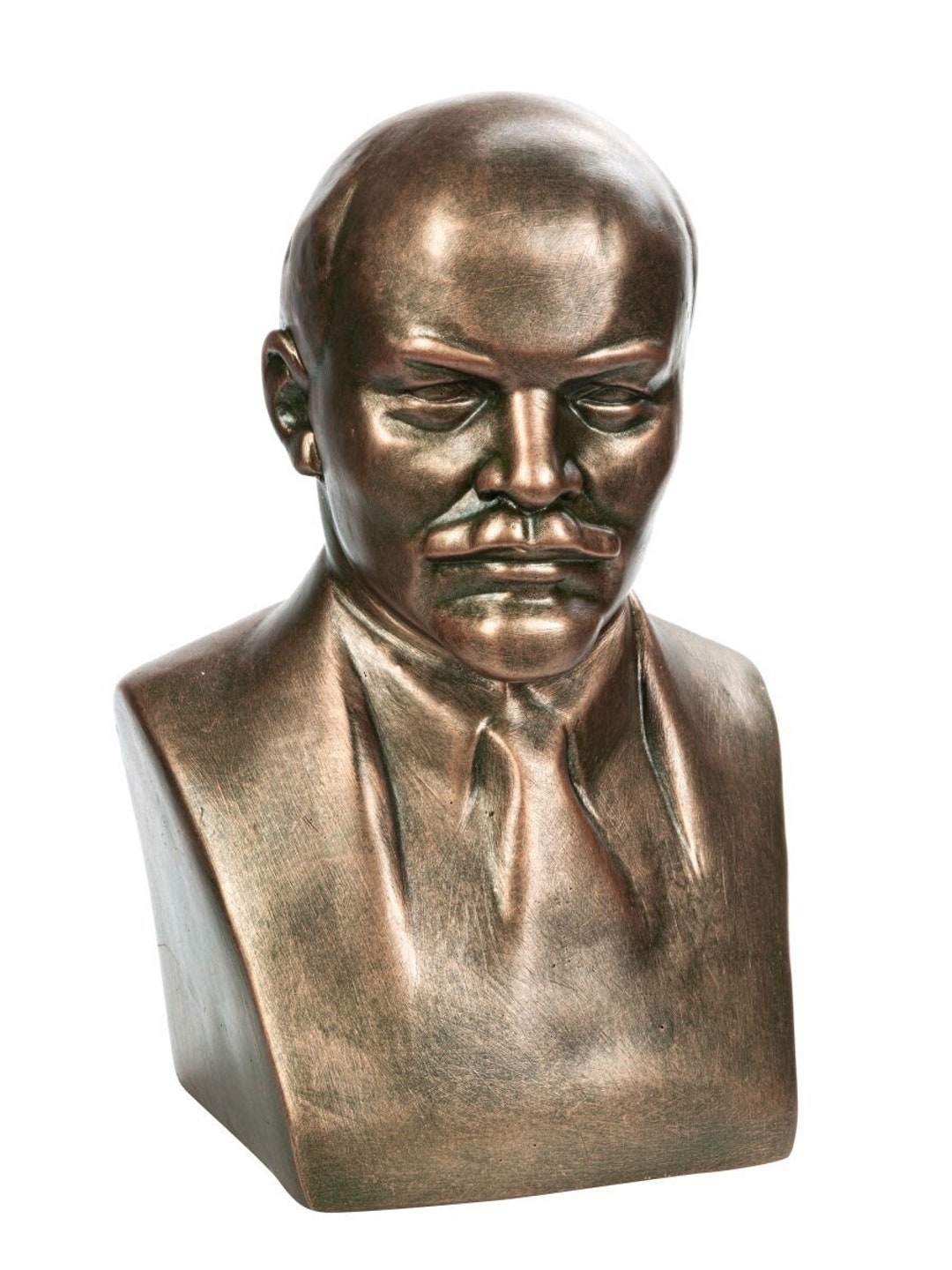 Lenin Vladimir Ilyich Statue Figurine, Artificial Stone, Gift Handmade ...