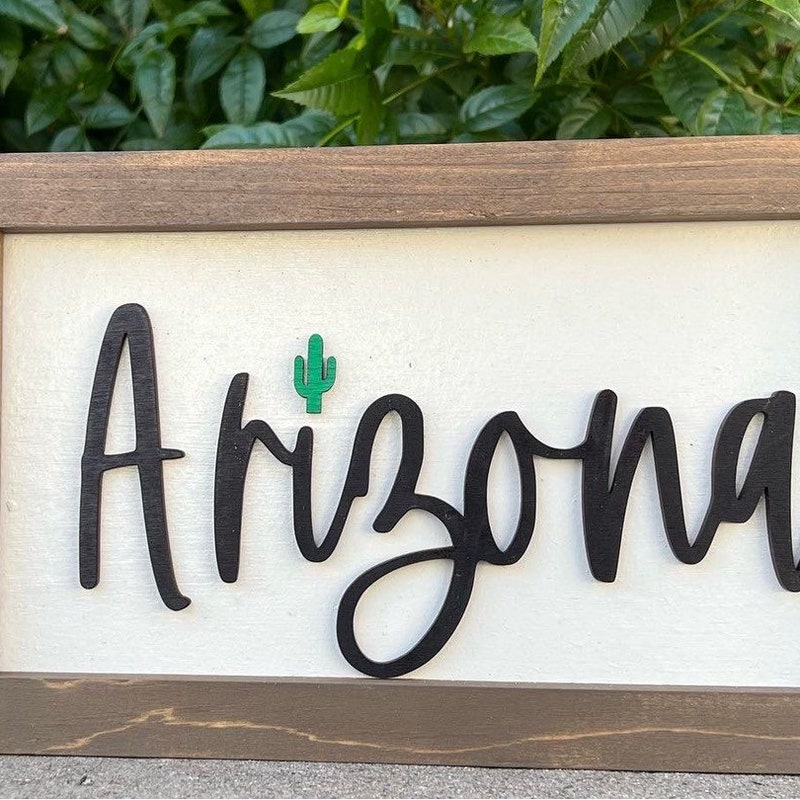 Arizona Metal Sign - Etsy