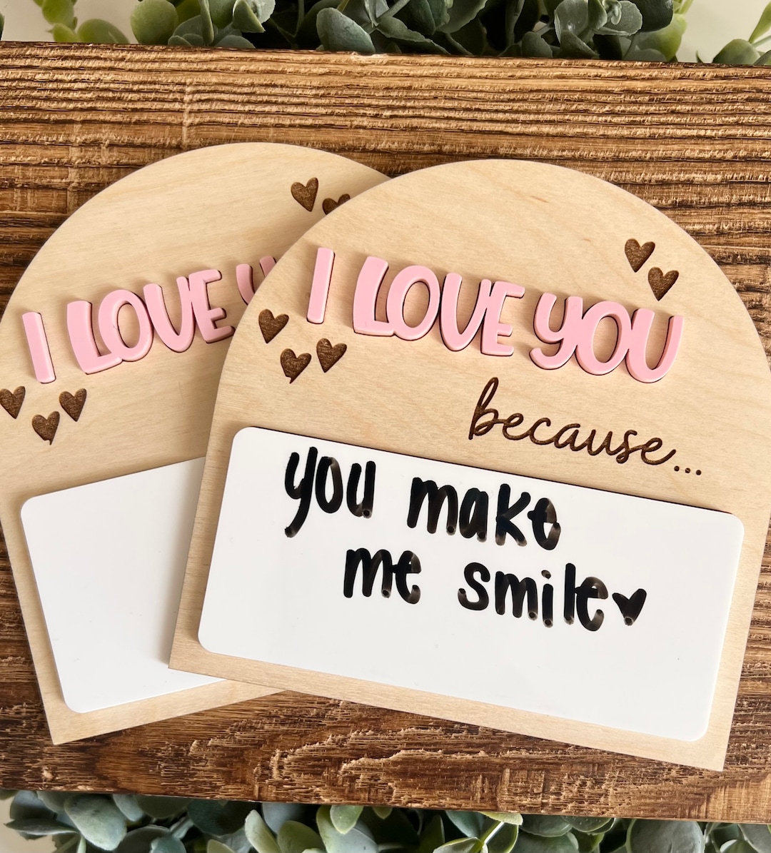 I Love You Because Sign, I Love You Because, Valentine’s Day, Valentine ...