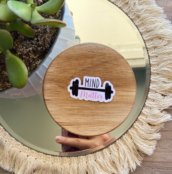 Mind Over Matter Sticker Squat Fitness Gym Exercise - Etsy