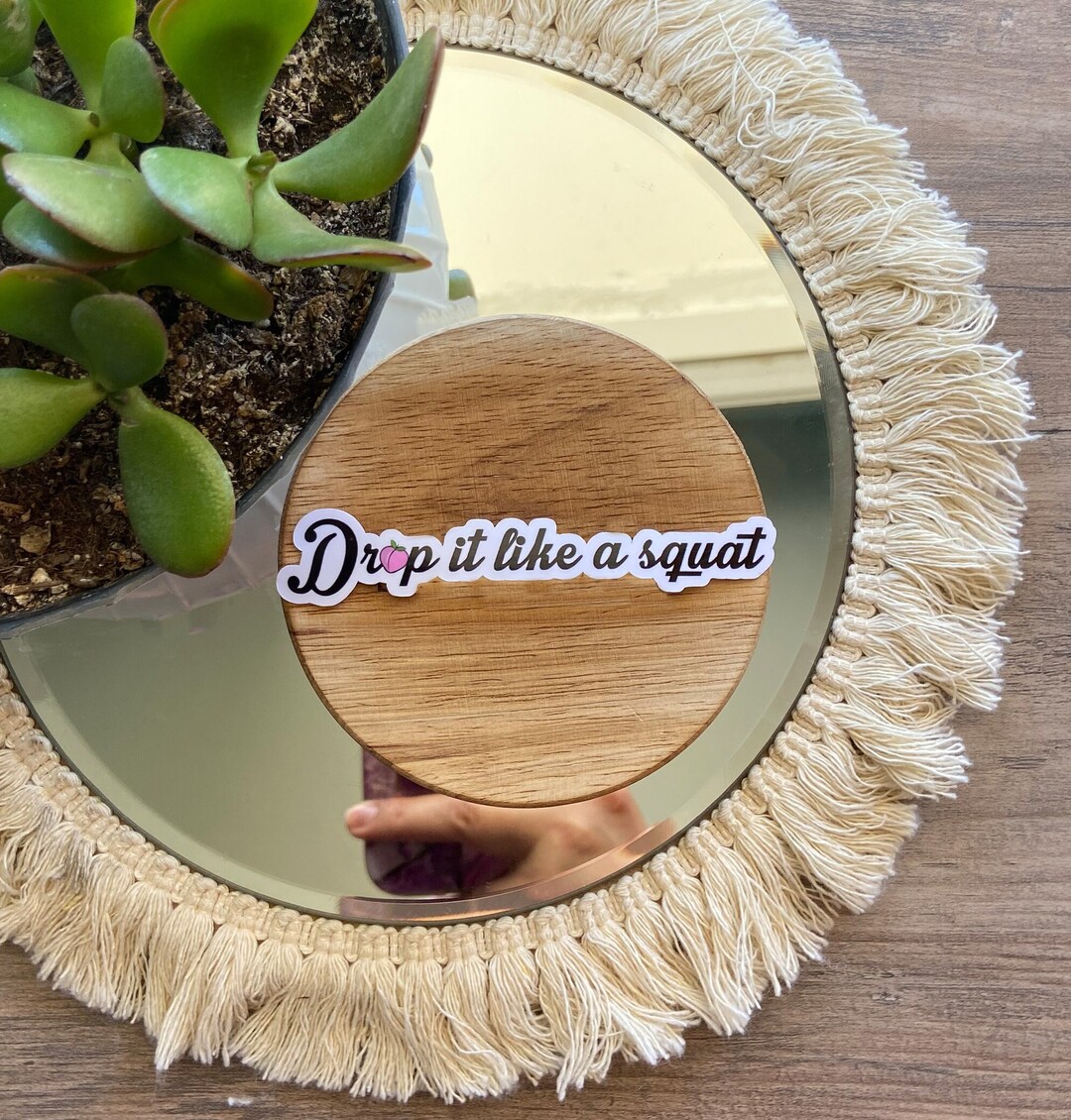 Drop It Like a Squat Sticker - Fitness, Gym, Exercise, Health, Training ...