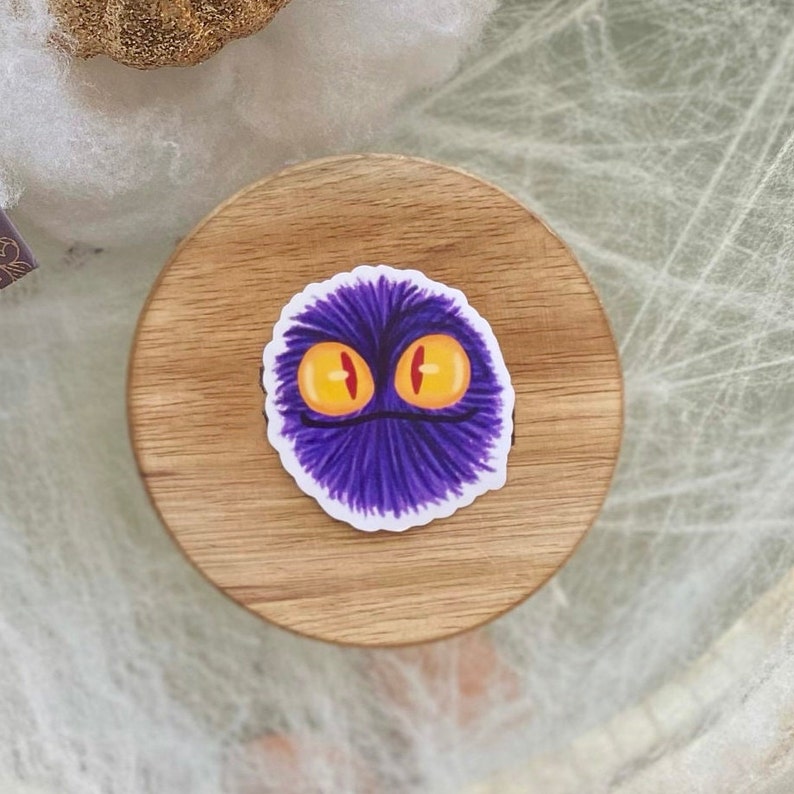 Little Furry Monster- Monster,stickers, Cute, Fun, Stickers, Aesthetics ...