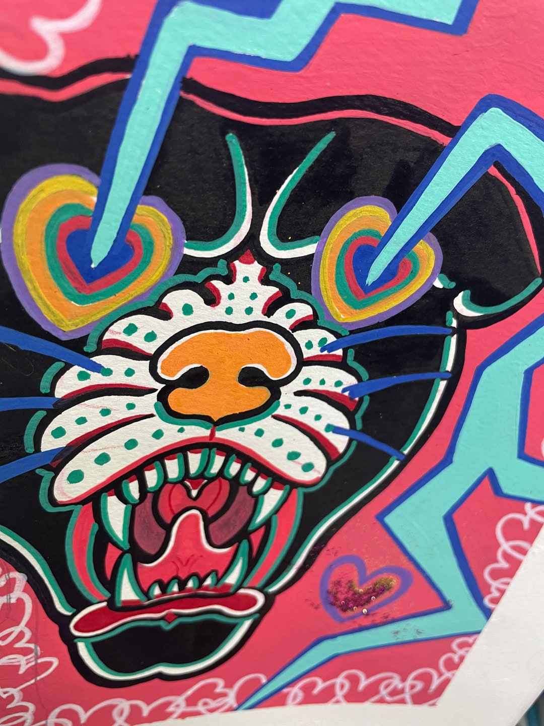 Panther Valentine With Laser Eyes - Etsy